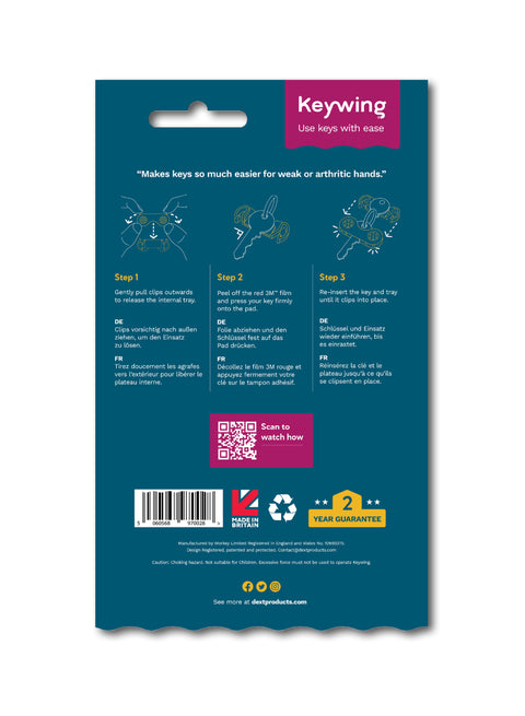 Keywing Key Turner aid (3 pack) by dext products.